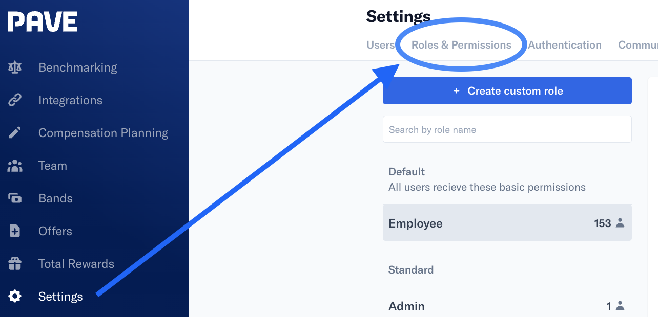 Role Management – Pave Support