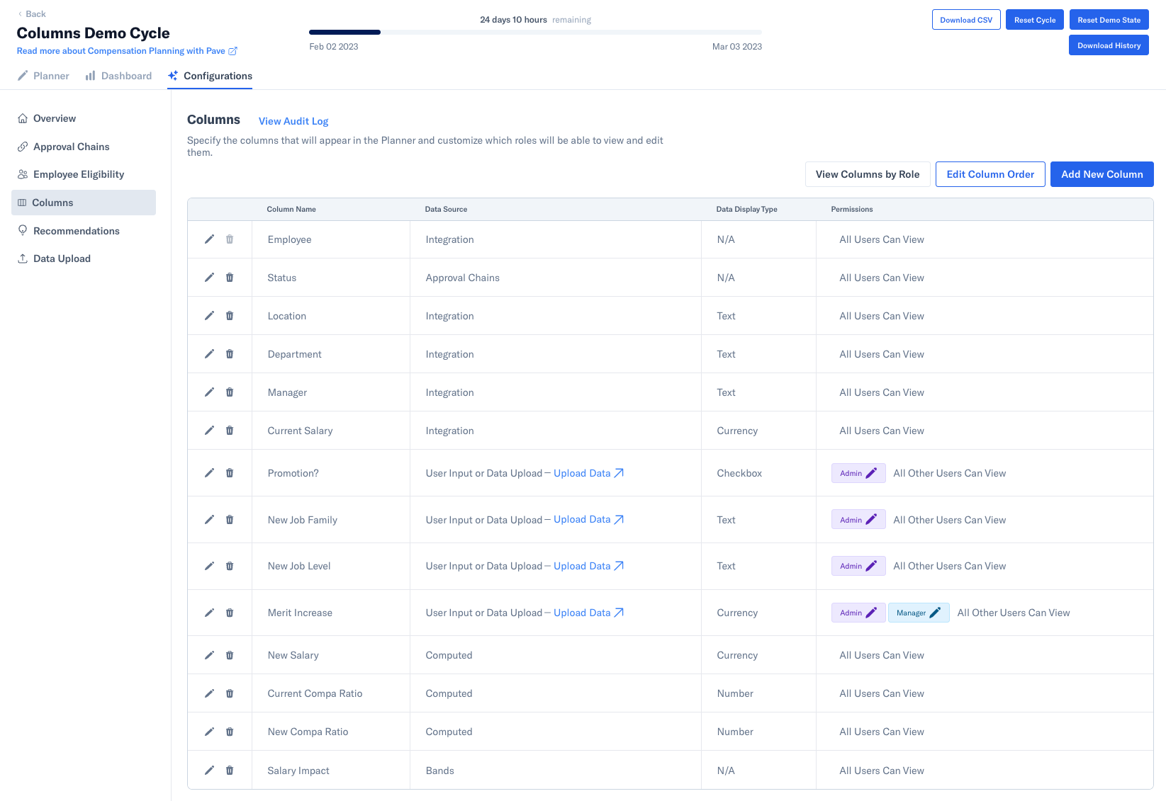Columns – Pave Support